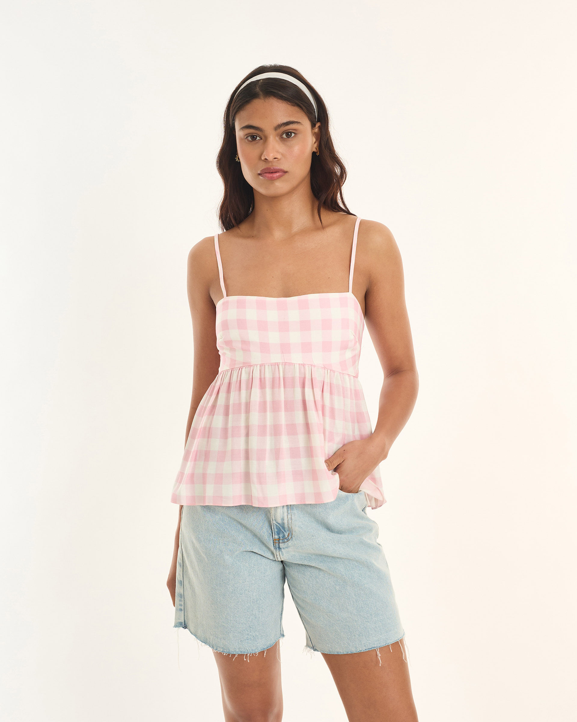 Bata vichy tic estampado